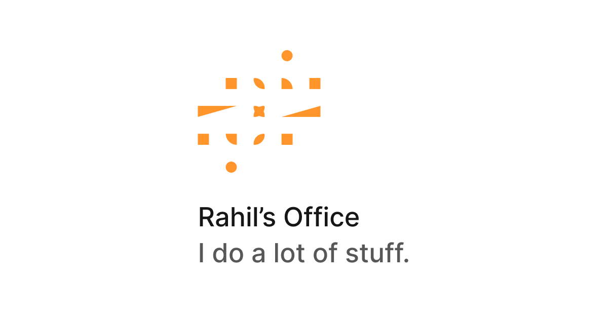Rahil's Office